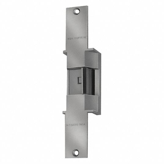 Heavy-Duty Electric Strike with 1500 lb Pull Force and Satin Stainless ...