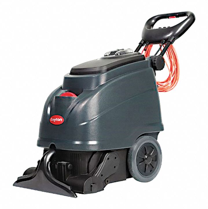 DAYTON, 16 in Cleaning Path, 120V, Walk Behind Carpet Extractor ...