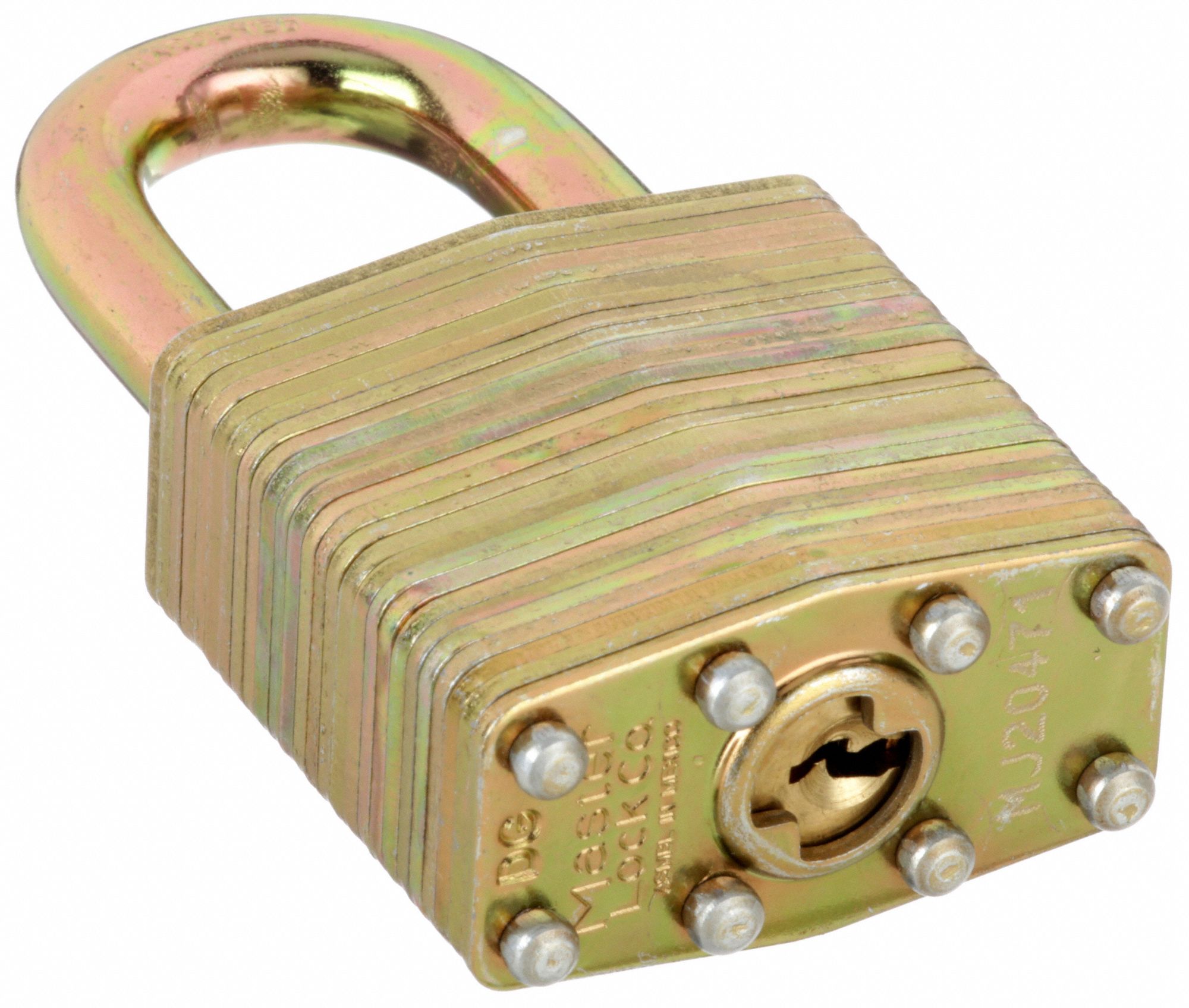 ABILITY ONE Padlock: 1/4 in Shackle Dia, 2 in x 1 in x 1 in, ABILITY ...
