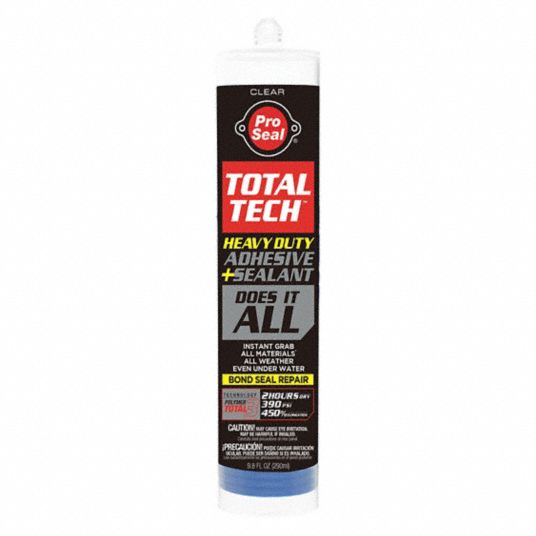PRO SEAL, Clear, Adhesive - 54YF16|11721002 - Grainger