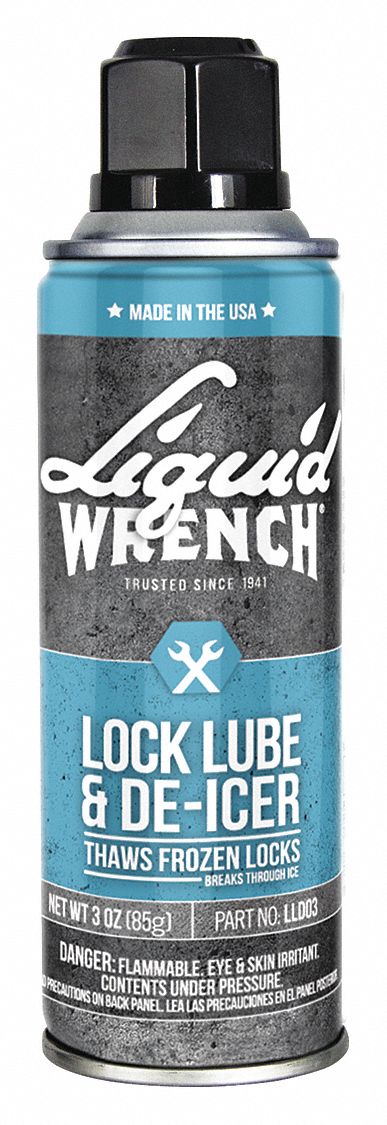 LIQUID WRENCH, 3 oz Container Size, White, Lock Lubricant - 54YK46 ...