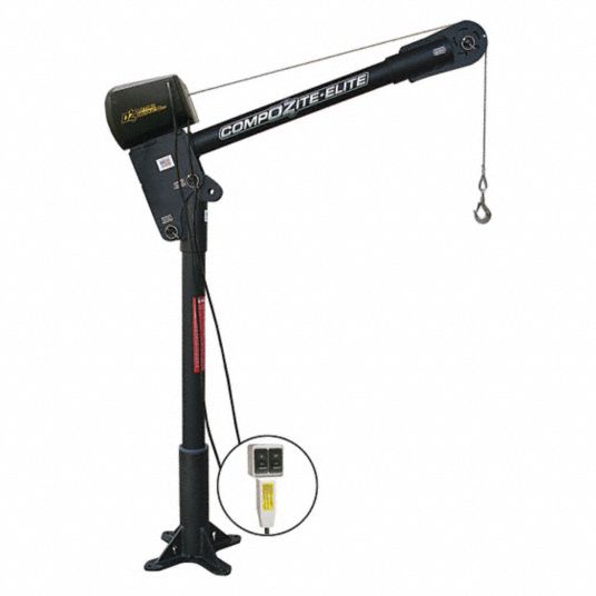 OZ LIFTING PRODUCTS, Composite, Electric, Davit Crane - 54YM62 ...