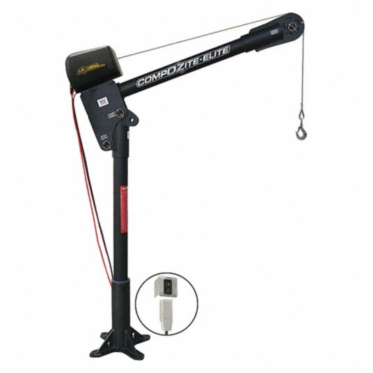 OZ LIFTING PRODUCTS, Composite, Electric, Davit Crane - 54YM63 ...