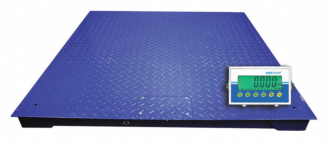 ADAM EQUIPMENT, 10,000 lb Wt Capacity, 39 3/8 in Weighing Surface Dp ...