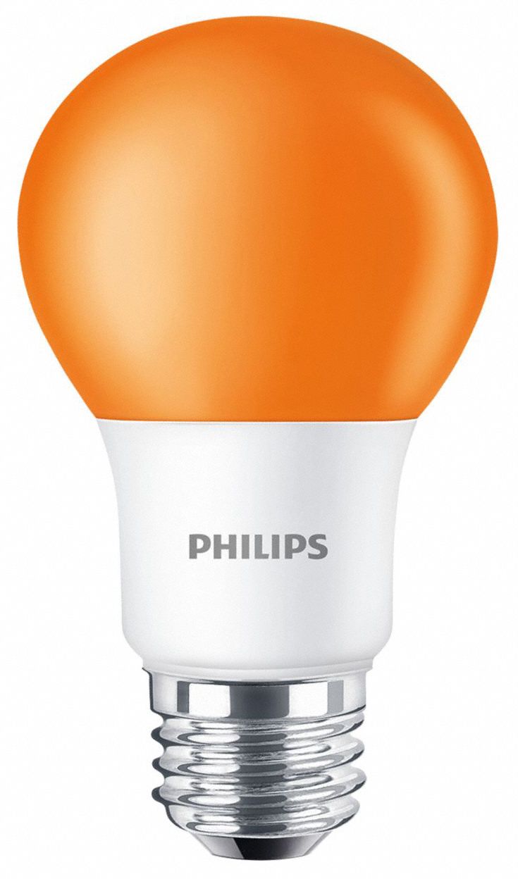 PHILIPS, Medium Screw (E26), LED, Compact LED Bulb - 54YP64|8A19/LED ...