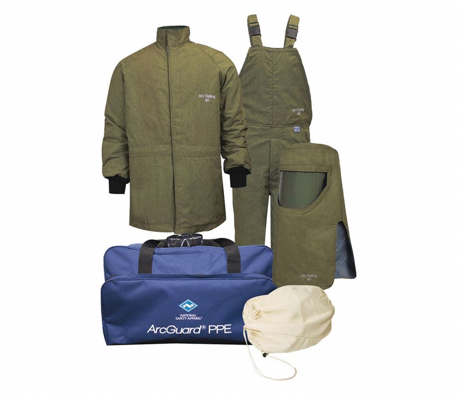 NATIONAL SAFETY APPAREL Kit Prendas,Protección contra el Arco,XG ...