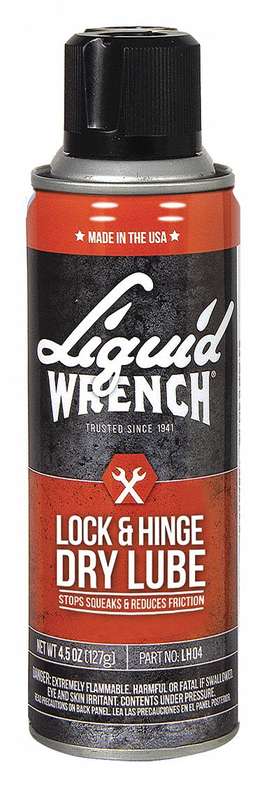 LIQUID WRENCH, Aerosol Can, 10 oz, Lock Dry Lubricant - 54YT62|LH04 ...