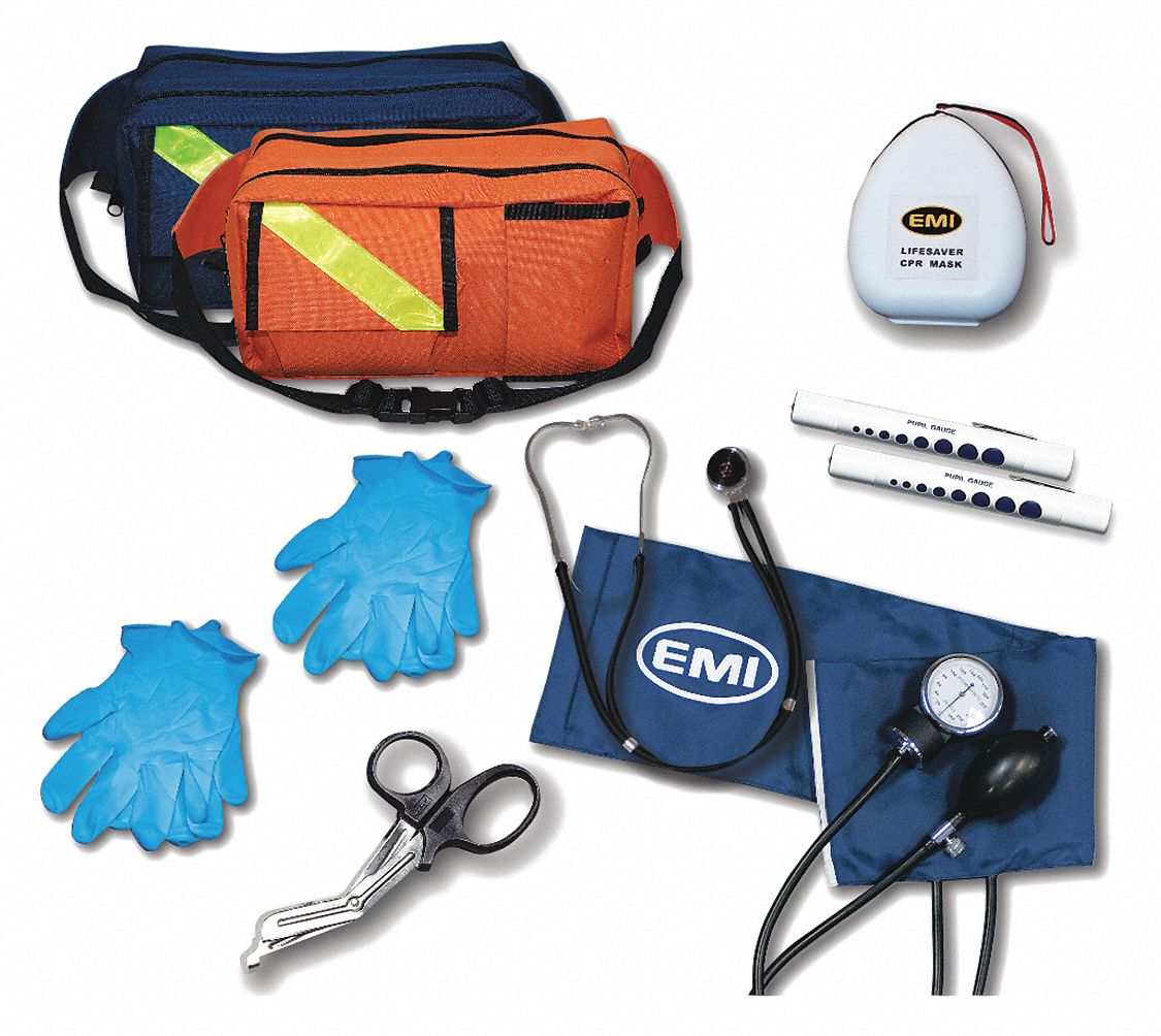 10 Components, Nylon, EMS Student Response Kit - 54ZJ70|544 - Grainger