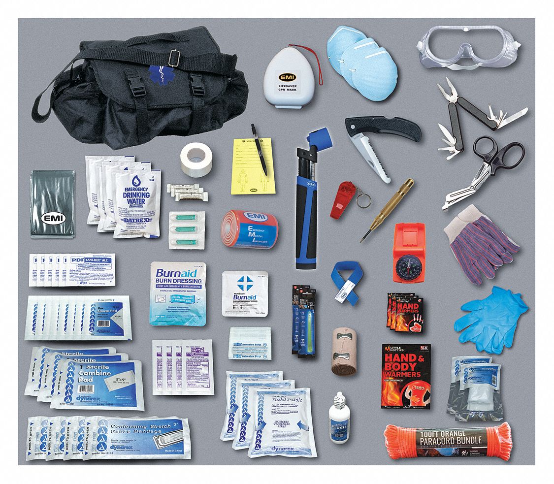80 Components, Nylon, Search and Rescue Basic Kit - 54ZJ81|508 - Grainger