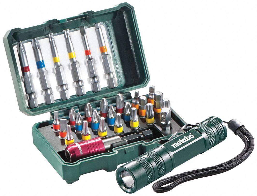METABO, Driver Bit Set - 54ZJ85|626721000 - Grainger
