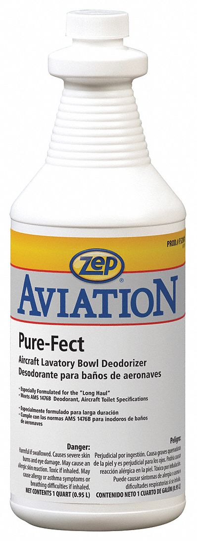ZEP, Bottle, 1 qt Container Size, Portable Toilet Deodorizer - 54ZK62 ...