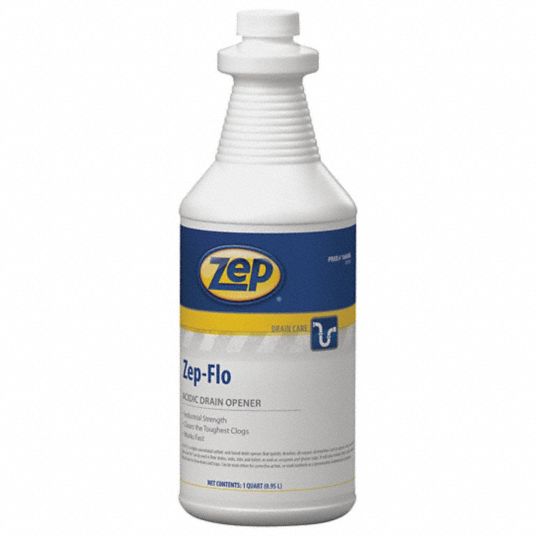 ZEP, Bottle, 32 oz, Drain Opener - 54ZM47|168606 - Grainger