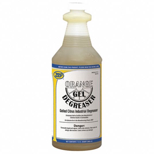 ZEP, Citrus-Based Solvent, Bottle, Degreaser - 54ZP17|711101 - Grainger