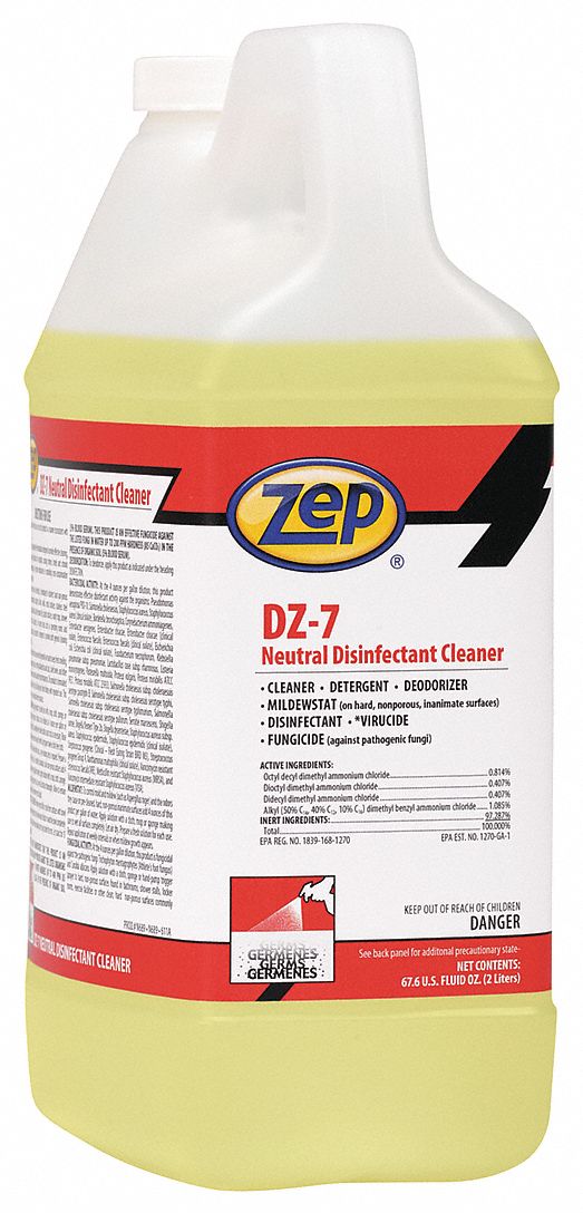 ZEP, Jug, Concentrated, Disinfectant Cleaner - 54ZP51|N68901 - Grainger