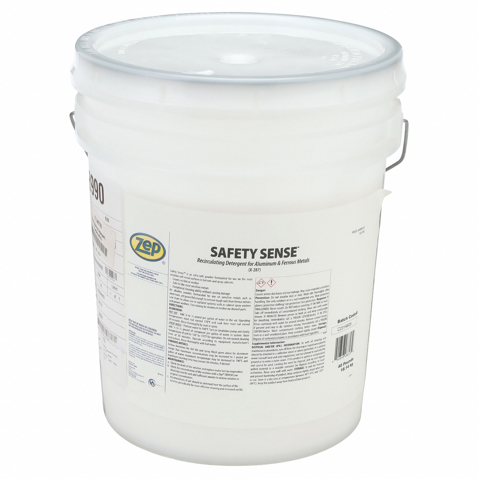 ZEP, Water, Grease/Grime/Oil, Parts Washer Cleaner - 54ZT26|488533 ...