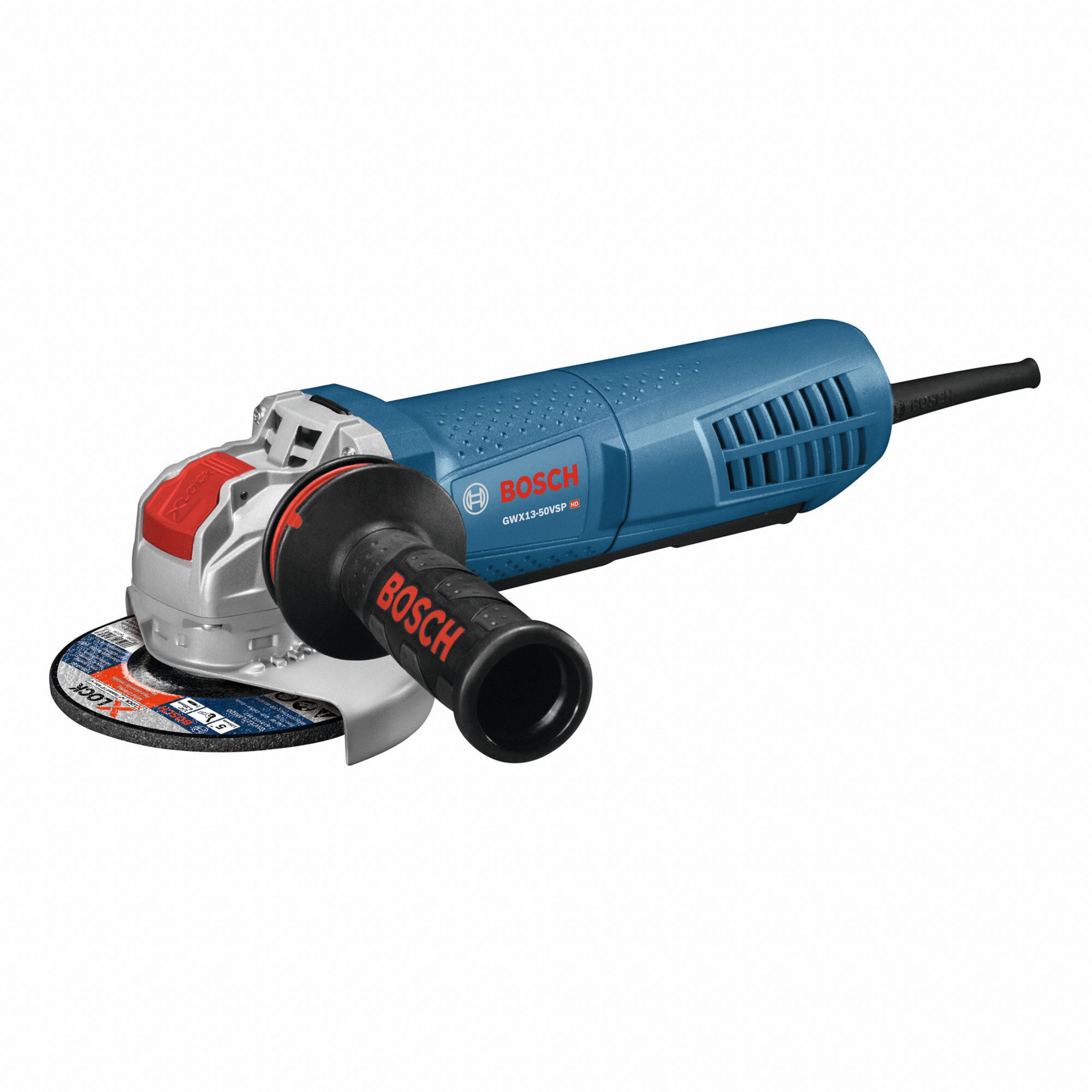 BOSCH, 13 A, 11,500 RPM Max. Speed, Angle Grinder - 54ZT76|GWX13-50VSP ...