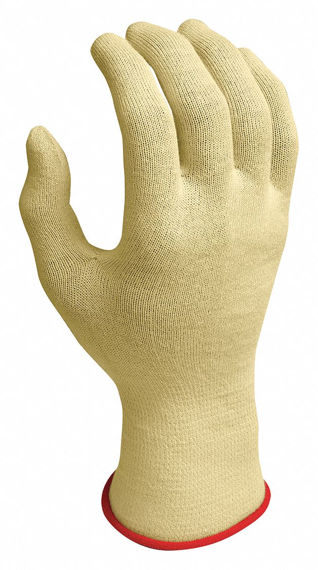 SHOWA Cut-Resistant Gloves: XS ( 6 ), ANSI Cut Level A4, Uncoated, Uncoated, Kevlar® ( 15 ga ...
