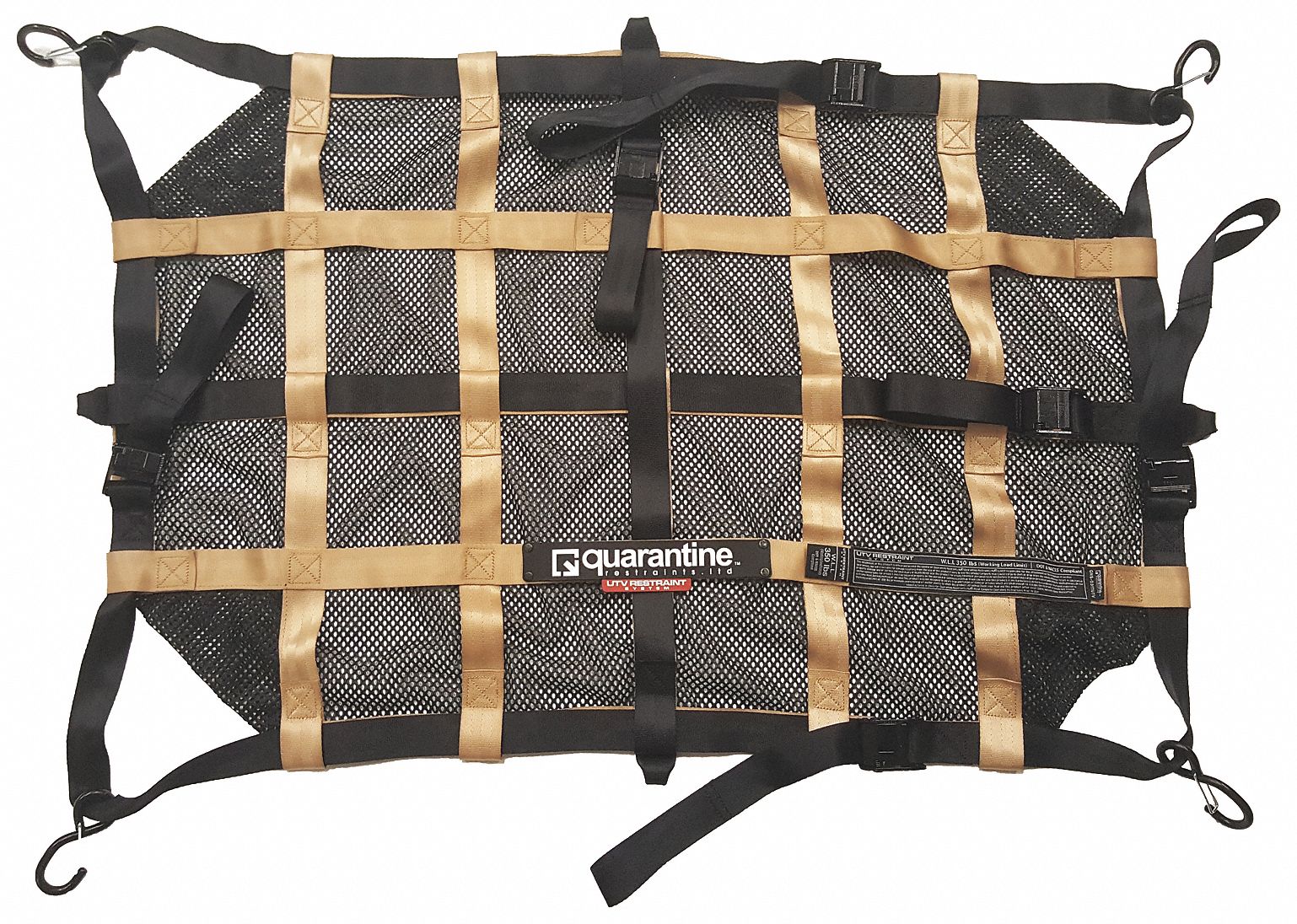 Black, Polyester, Cargo Net - 54ZV50|QAB-UTS - Grainger