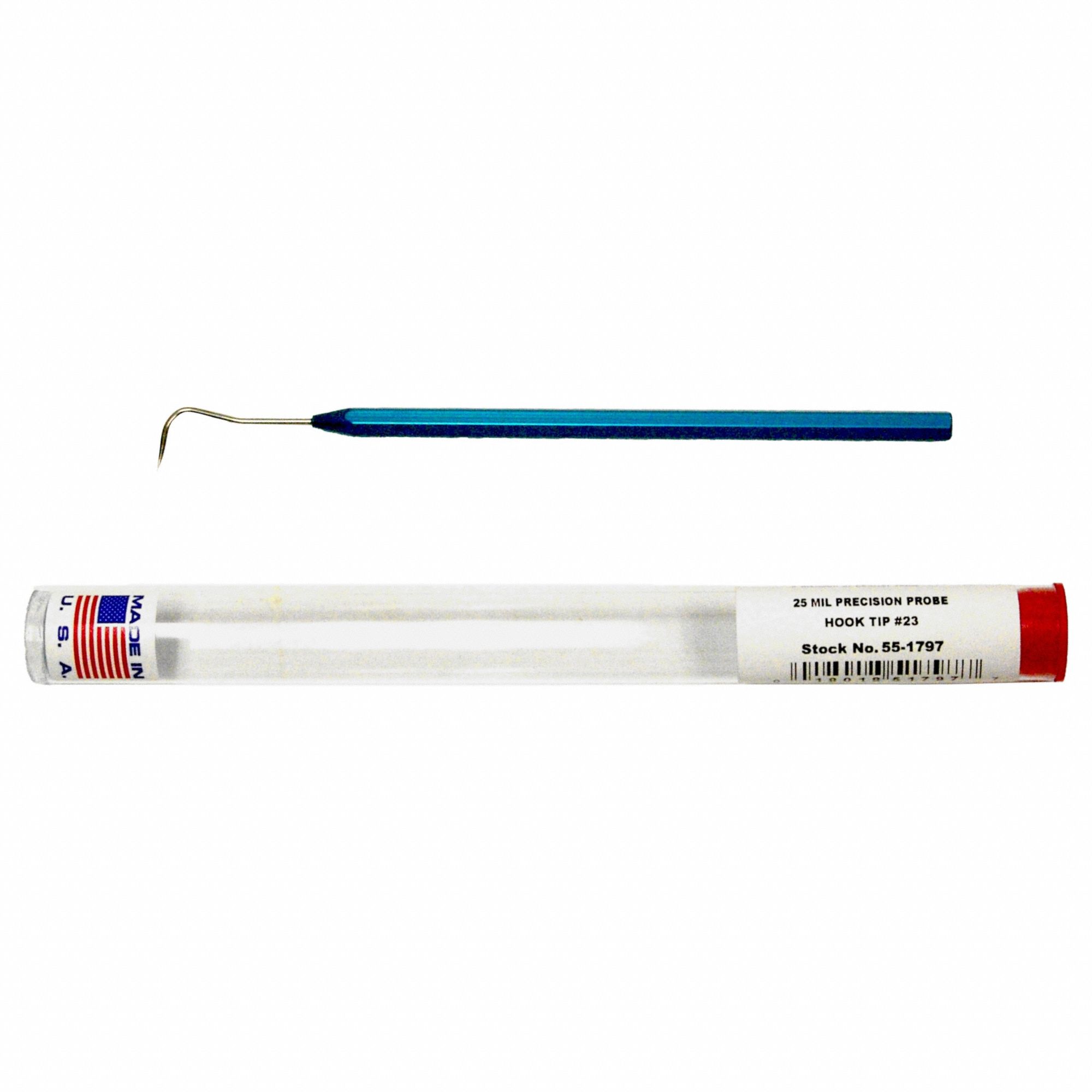MOODY TOOL, Stainless Steel, Hook, Precision Probe - 820D92|55-1797 ...