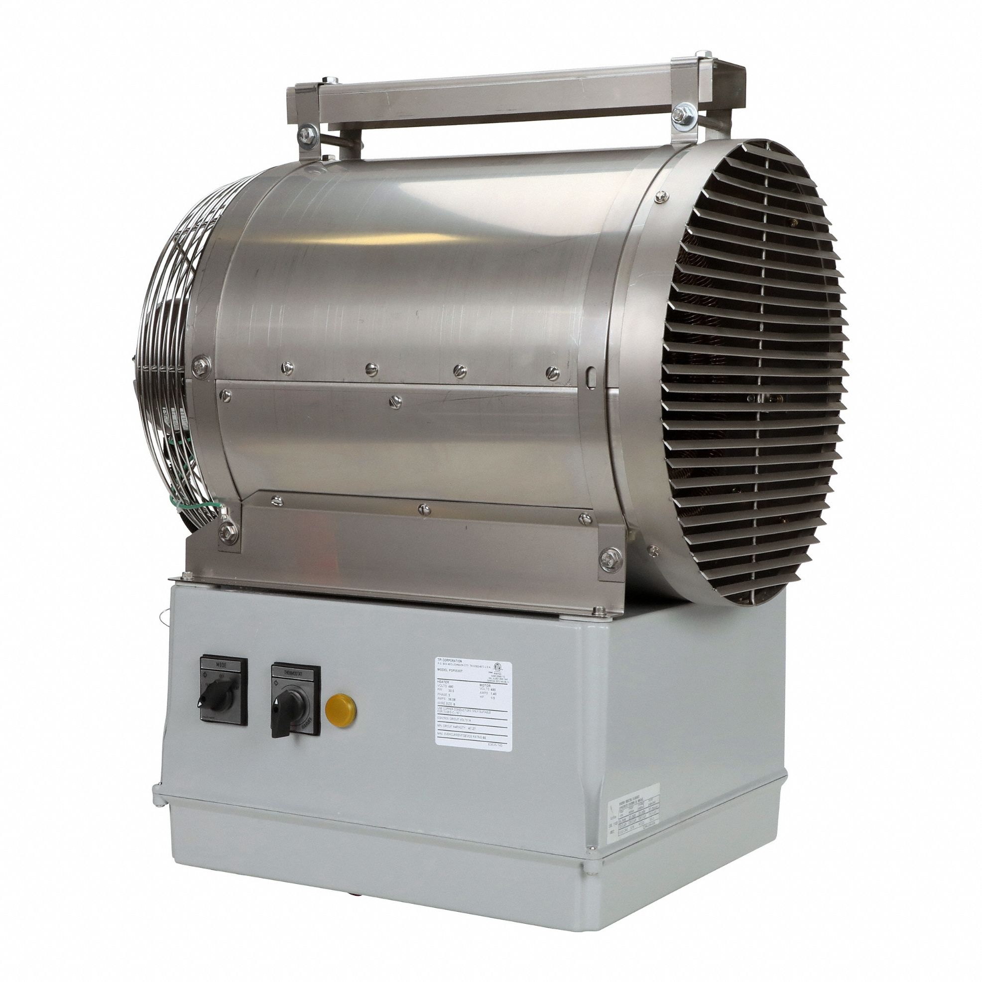 MARKEL PRODUCTS, 30 kW Watt Output, 480V AC, 3-phase, Washdown Electric ...