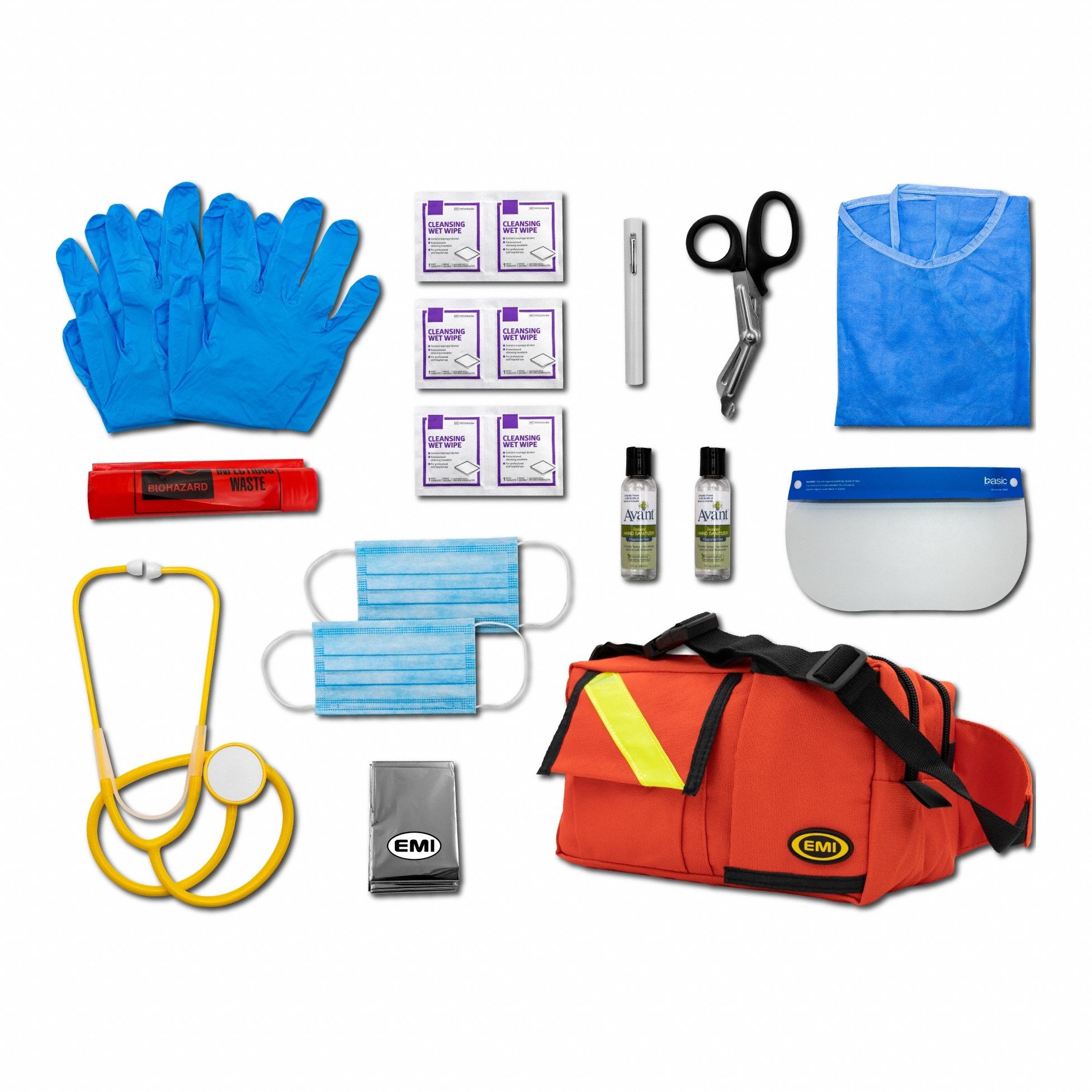 Emi 10 In L X 6 In W X 5 In H Material Nylon Protector Response Pac