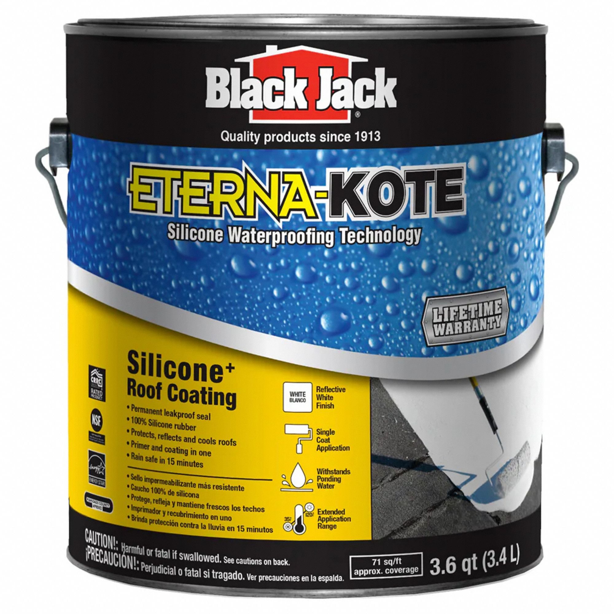BLACK JACK, Silicone Roof Coatings, Silicone/Rubber, Roof Coating ...