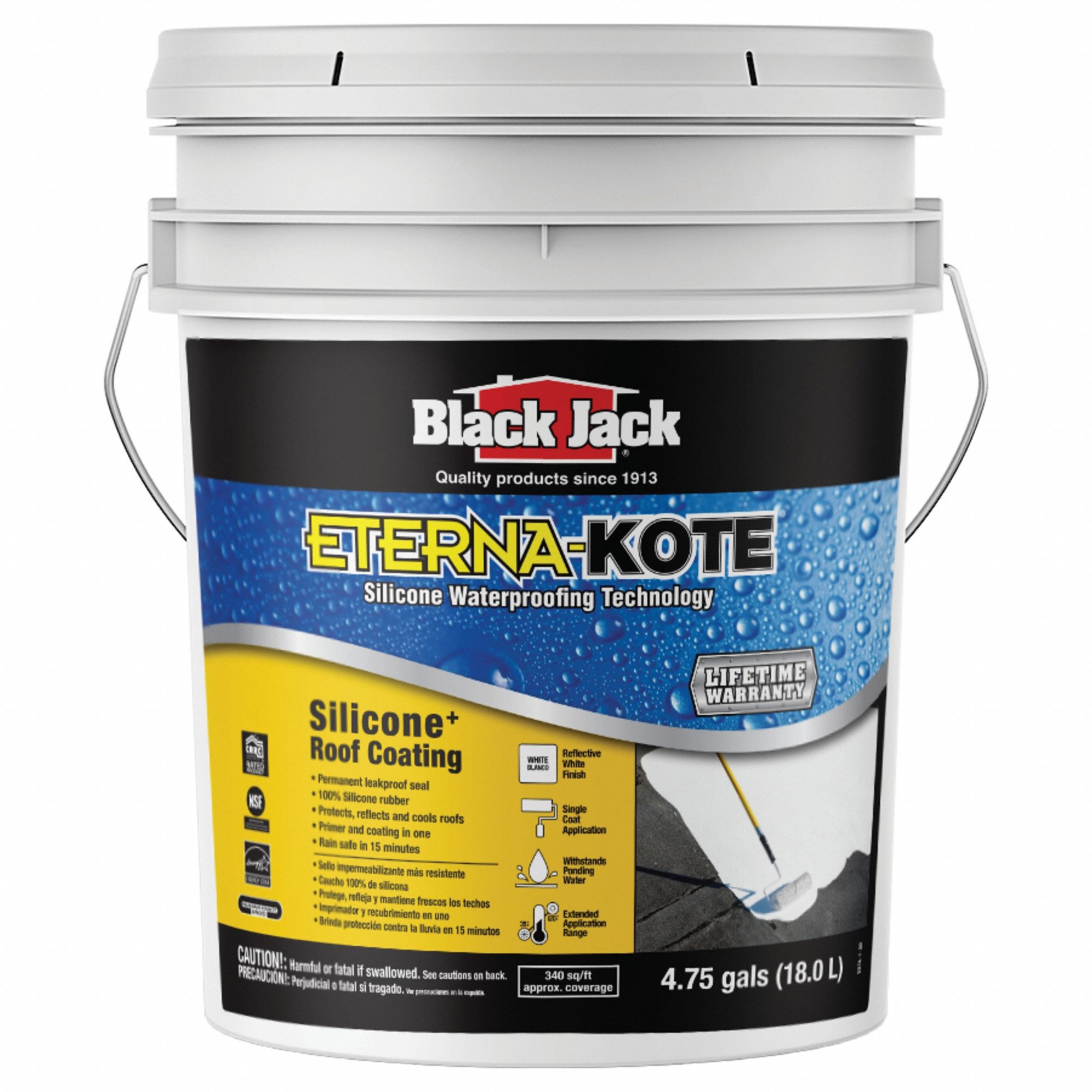 BLACK JACK, Silicone Roof Coatings, Silicone/Rubber, Roof Coating ...