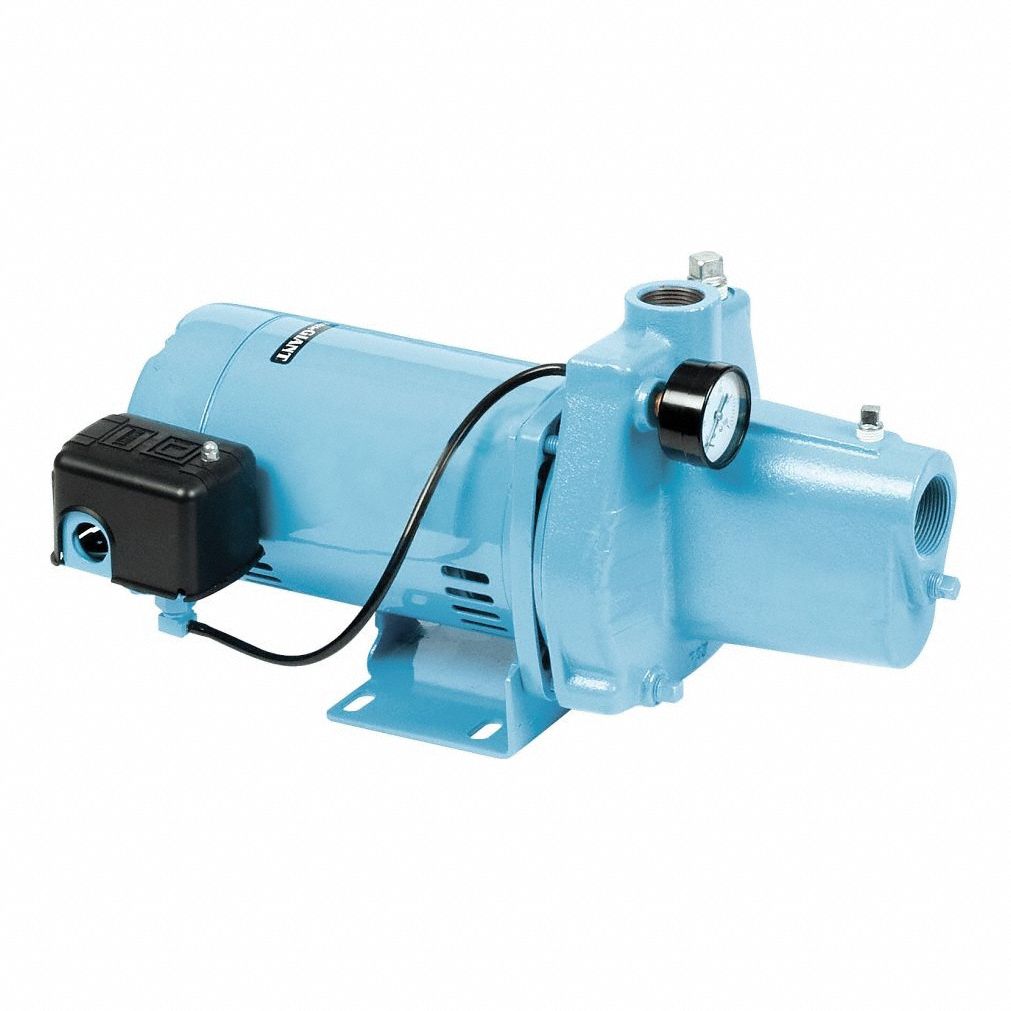LITTLE GIANT, 1/2 hp HP, Single Phase, Shallow Well Jet Pump - 806NF3 ...