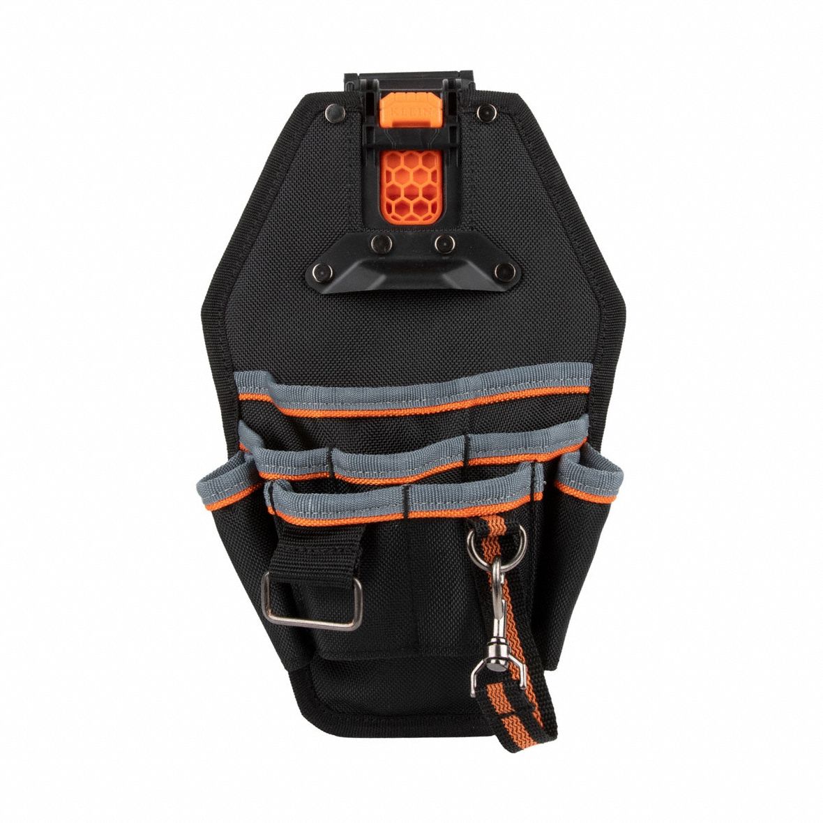 KLEIN TOOLS, 8 in W x 3 1/2 in D x 11 in H, 8 Pockets, Tool Pouch ...