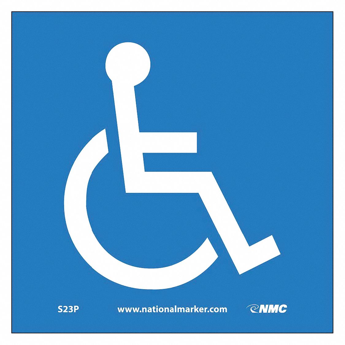 Ada Location Marker Handicapped Sign - Grainger