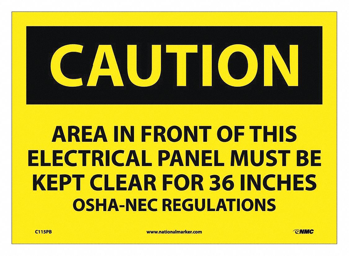 Caution Electrical Hazard Sign - Grainger