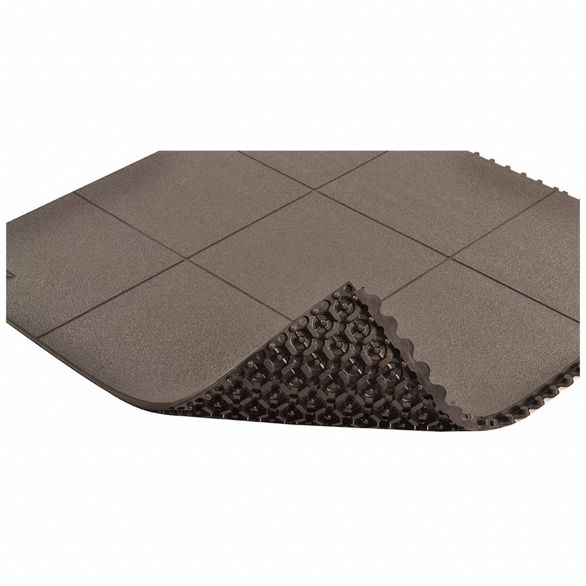 NOTRAX Interlocking Entrance Mat Tile: Interlocking ESD Mat Tile, 3 ft ...