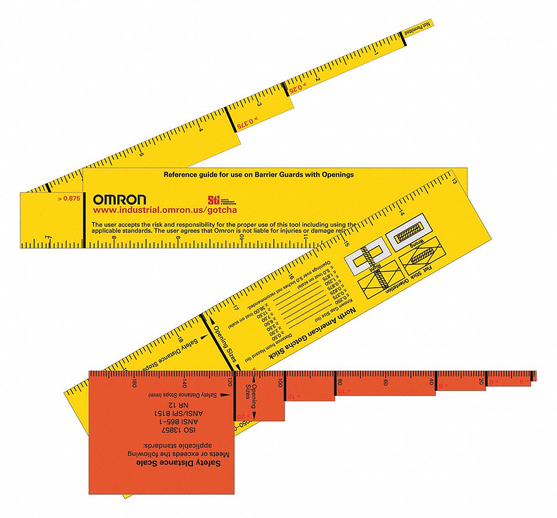 OMRON, Gauge Ruler - 55AA11|88050-0090 - Grainger