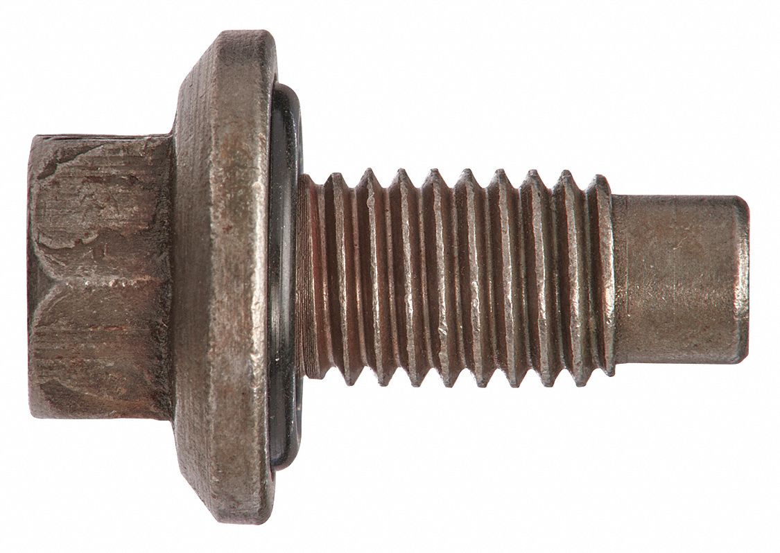 Pilot Point, M12-1.75 Thread Size, Oil Drain Plug - 55AA53|DP350 - Grainger