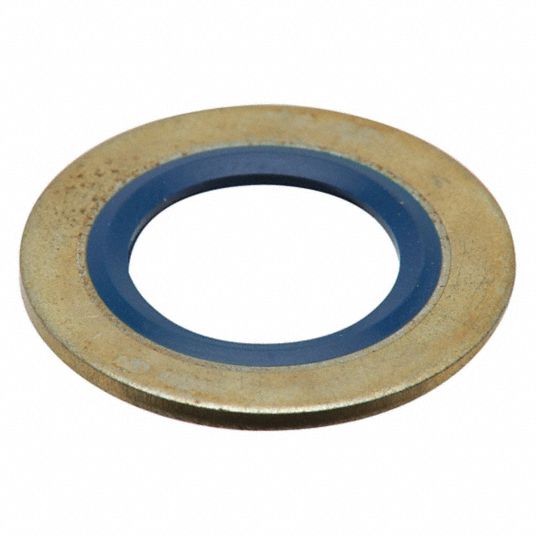 Metal/Rubber, 9/16 in Inside Dia, Oil Drain Gasket - 55AA78|DPG830 ...