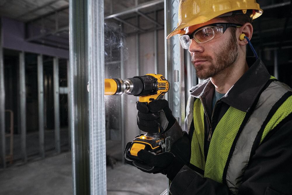 DEWALT Cordless Hammer Drill: 20V DC, Compact, 1/2 in Chuck, Keyless ...