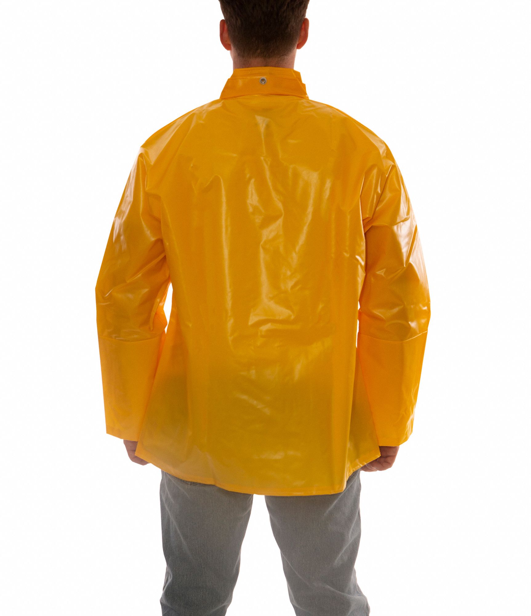 TINGLEY Rain Jacket: Rain Jacket, L, Gold, Snaps with Storm Flap, Nylon ...