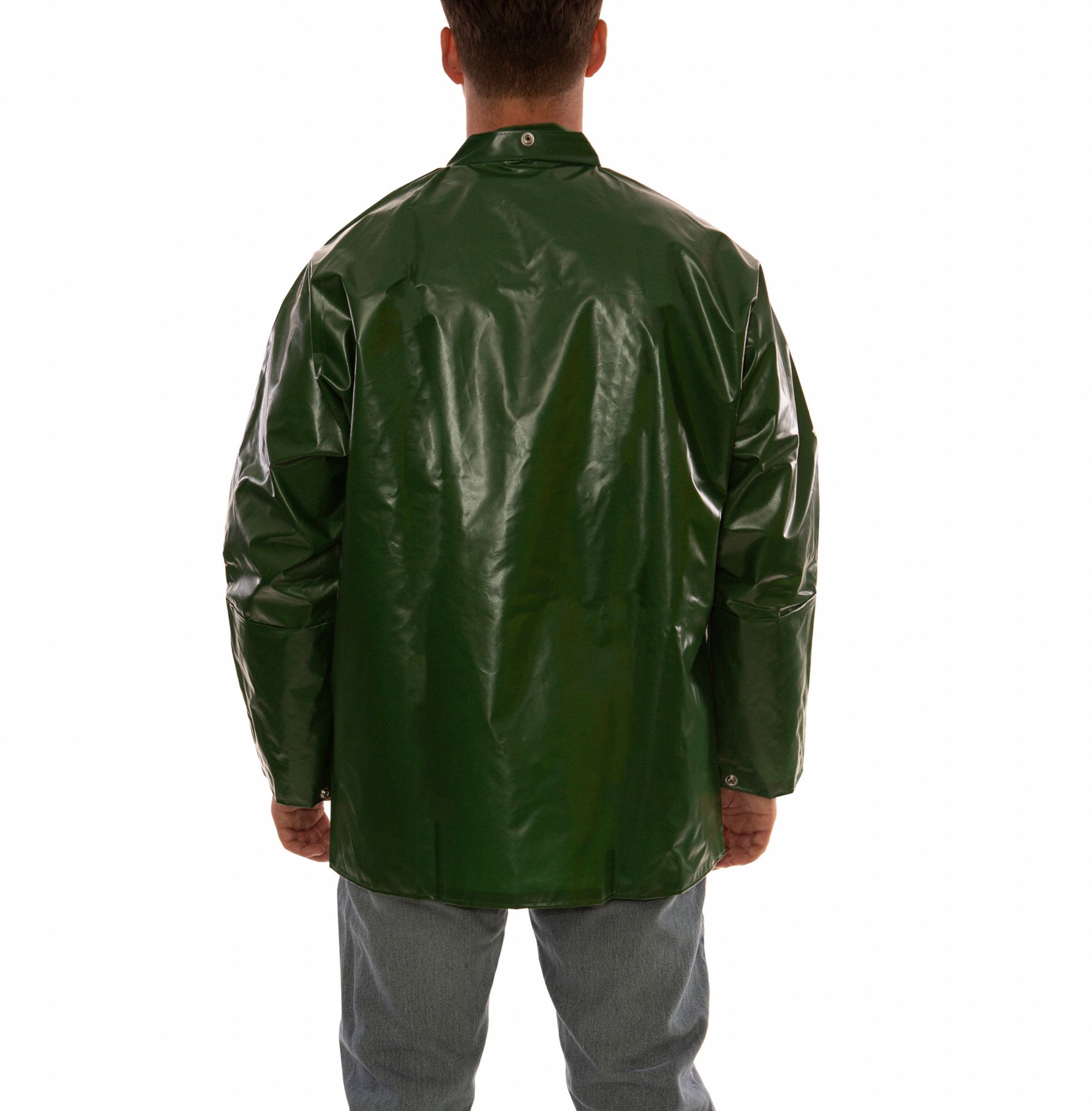 TINGLEY Rain Jacket: Rain Jacket, S, Green, Snaps with Storm Flap ...