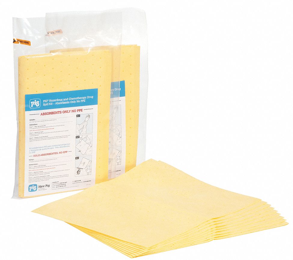 PIG, 20 in Lg, 13 in Wd, Sorbent Pad - 55CH32|KIT2012 - Grainger