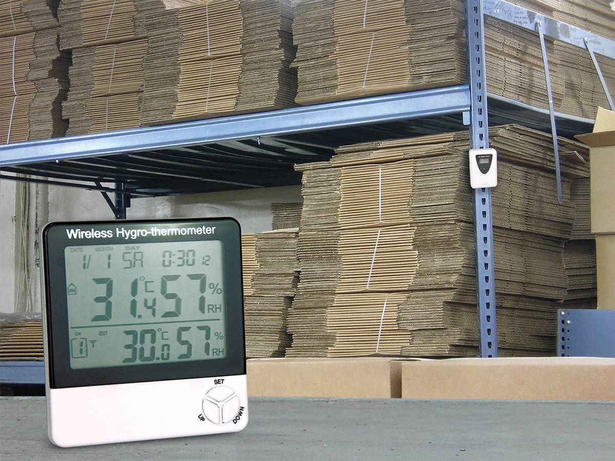 GENERAL Wireless Temperature/Humidity Sensor: Buildings/Plants/Silos ...