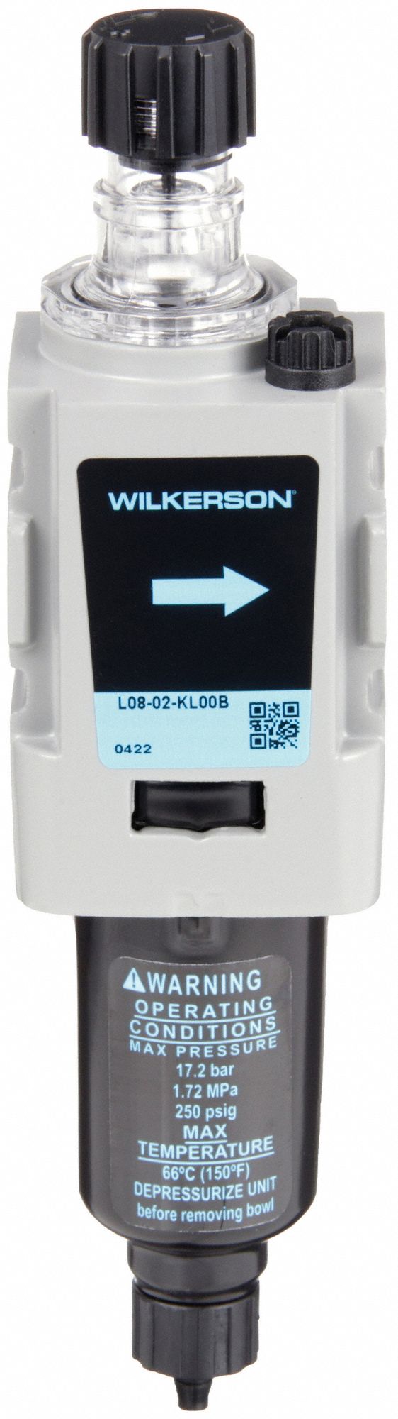 WILKERSON, Micro Mist, 1/4 in NPT, Compressed Air Lubricator - 55CR32 ...