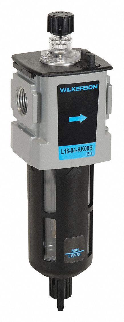 WILKERSON, Micro Mist, 3/8 in NPT, Compressed Air Lubricator - 55CR34 ...