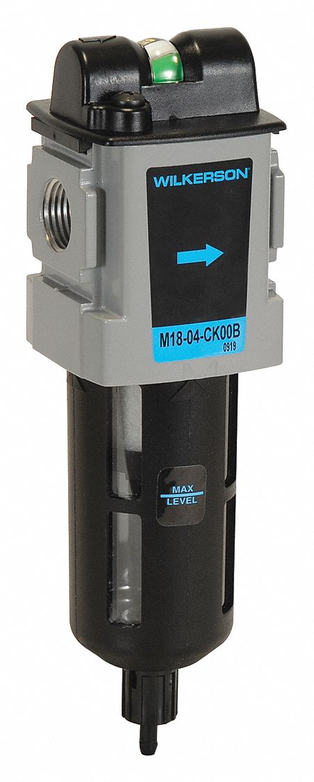 WILKERSON, Coalescing, 1/2 in NPT, Compressed Air Filter - 55CR48|M18 ...