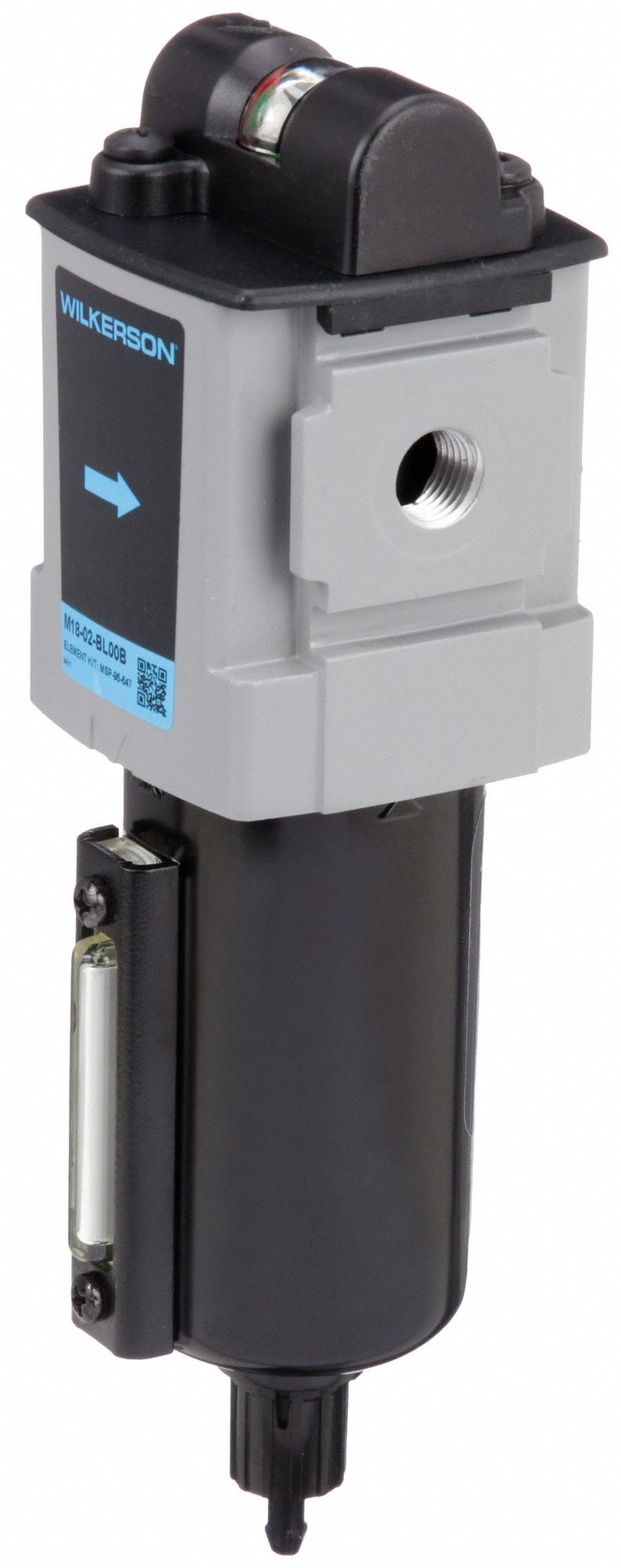 WILKERSON Compressed Air Filter: Coalescing, 1/4 in NPT, 0.5 micron, 85 ...