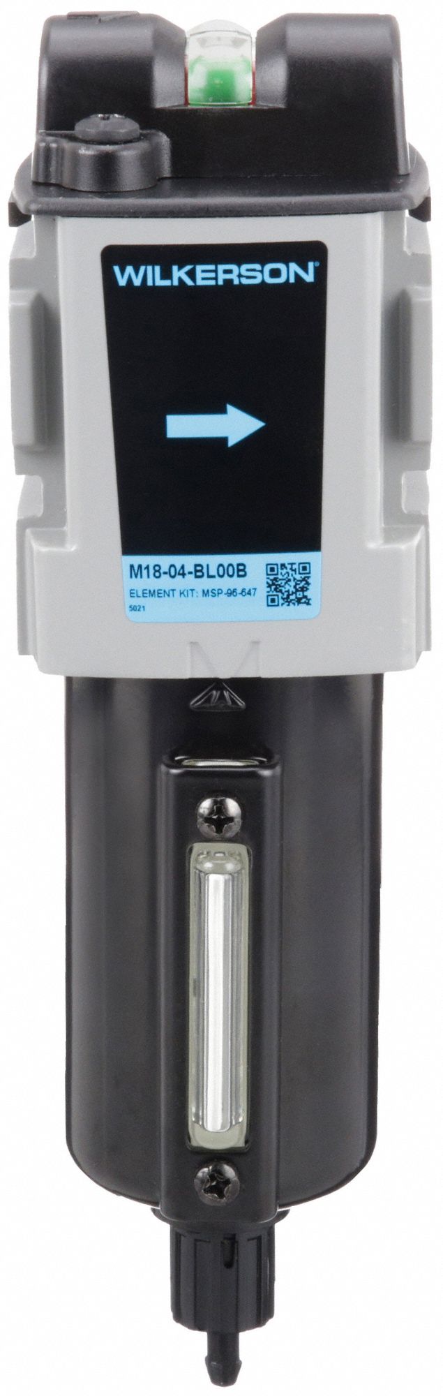 WILKERSON, Coalescing, 1/2 in NPT, Compressed Air Filter - 55CR69|M18 ...