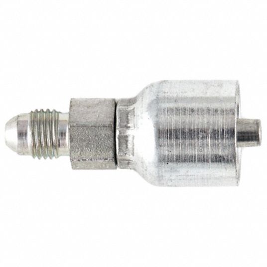 PARKER, Steel x Steel, Straight, Hydraulic Crimp Fitting - 55CY54|10343 ...