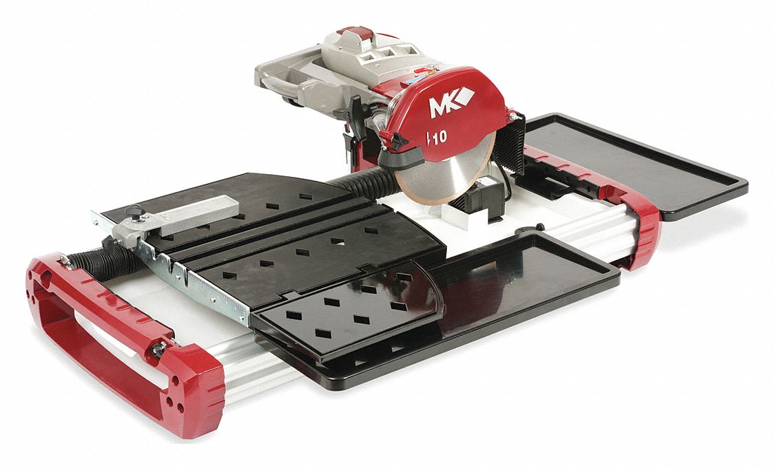 MK DIAMOND PRODUCTS, Wet, 3 1/2 in Max. Cutting Dp, Tile Saw - 55EC70 ...