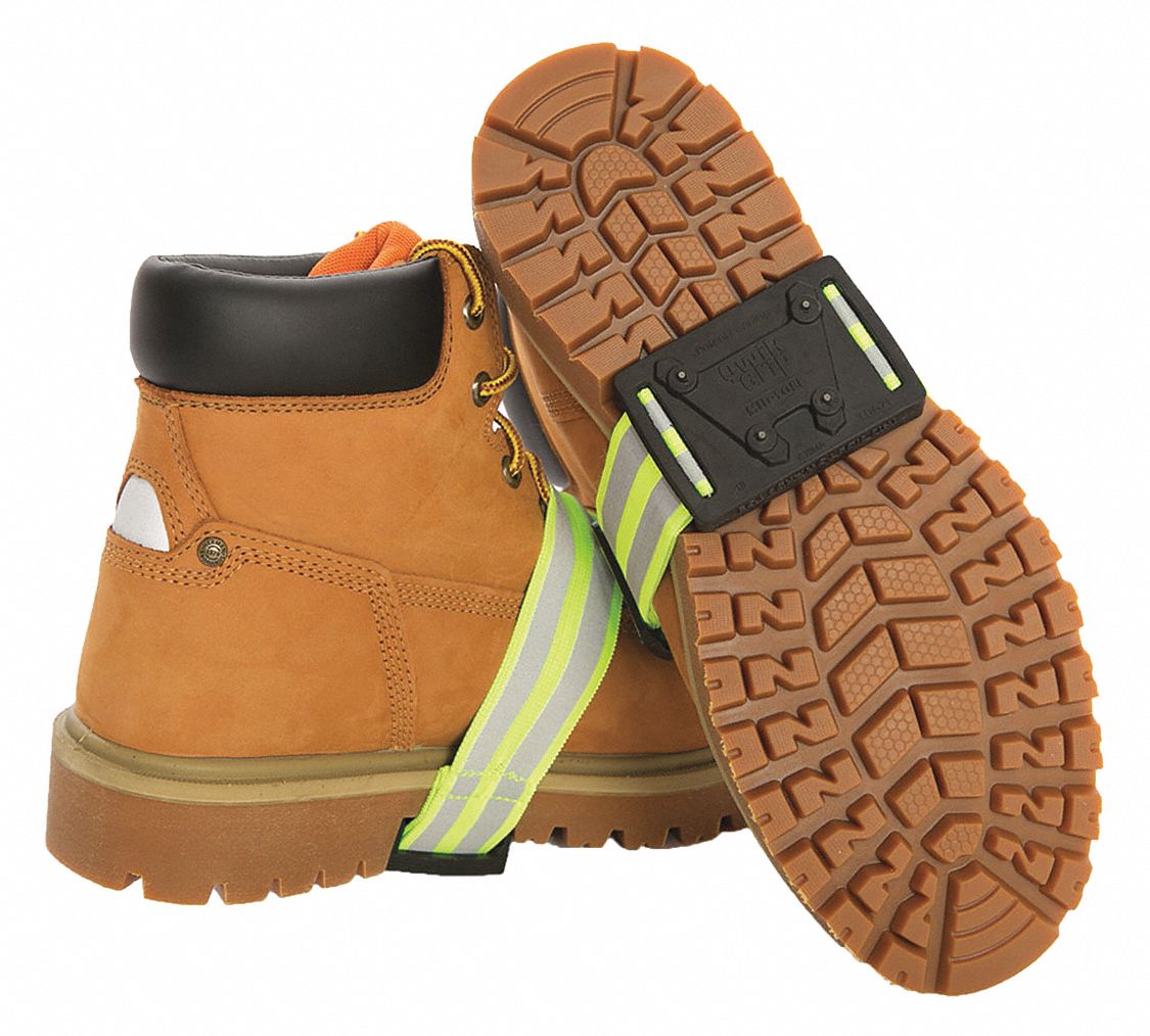 Heel/Mid-Sole Footwear Coverage, Polyester, Traction Device - 55EF01 ...