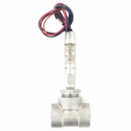 DWYER, Paddle, 1/2 in/1/4 in/2 in/3/8 in For Pipe Size, Liquid Flow ...