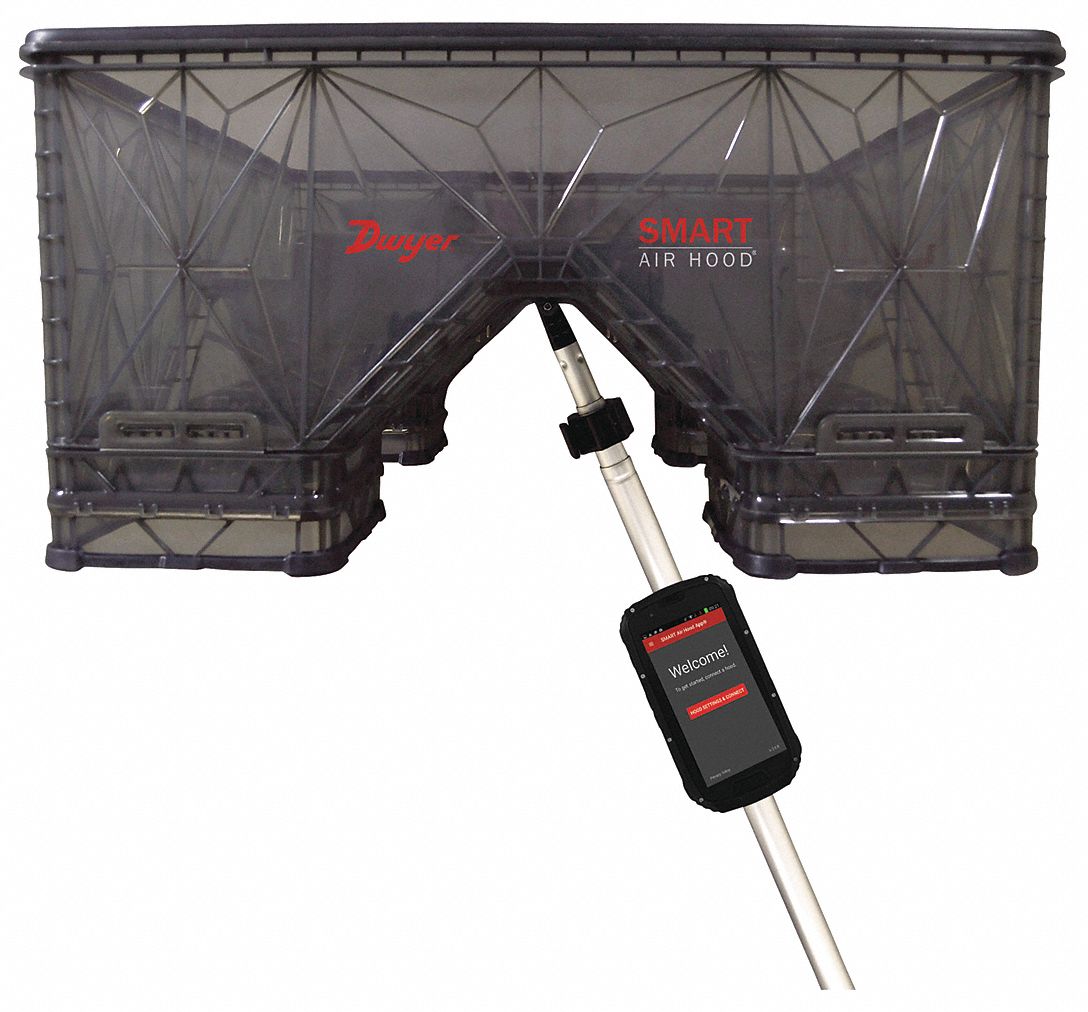 DWYER, Air Hood Balancing Instrument, Hood Kit Accessories, Air Hood ...
